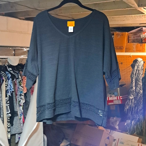 Ruby Rd. | Tops | Ruby Rd Xl Black Blouse Nwot | Poshmark